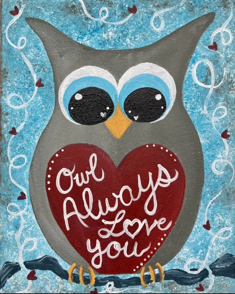 Owl Always Love You Painting