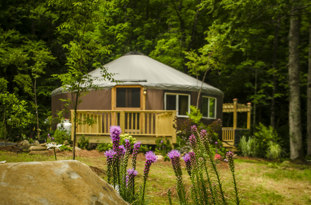 Yurt Camping at Lake Nantahala | Luxury Yurt Rental - Lakes End ...