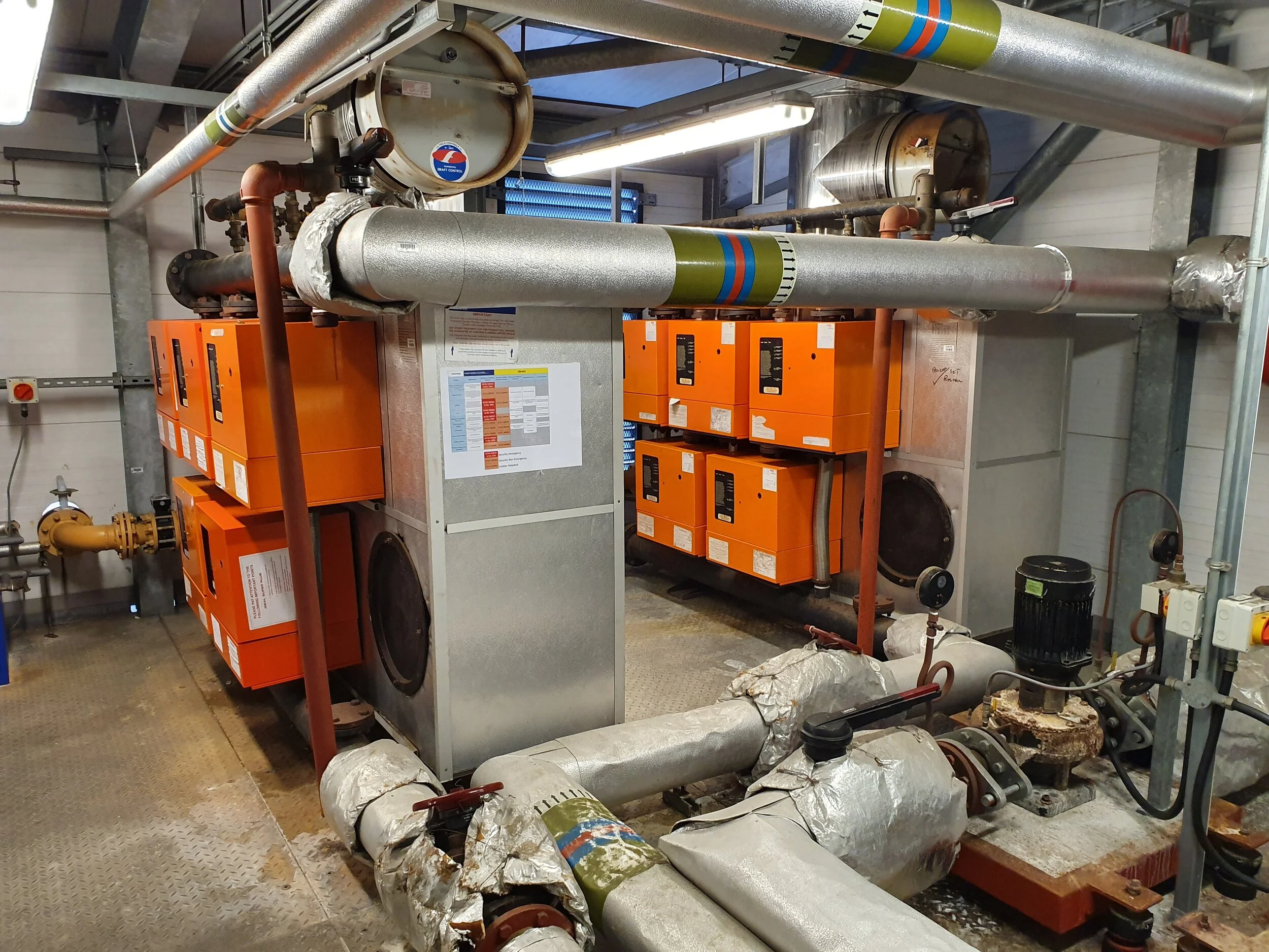 HVAC install projects for University - M&E Building Compliance