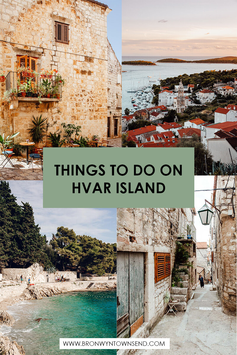 11 Wonderful Things to see and do on Hvar Island, Croatia — Bronwyn ...