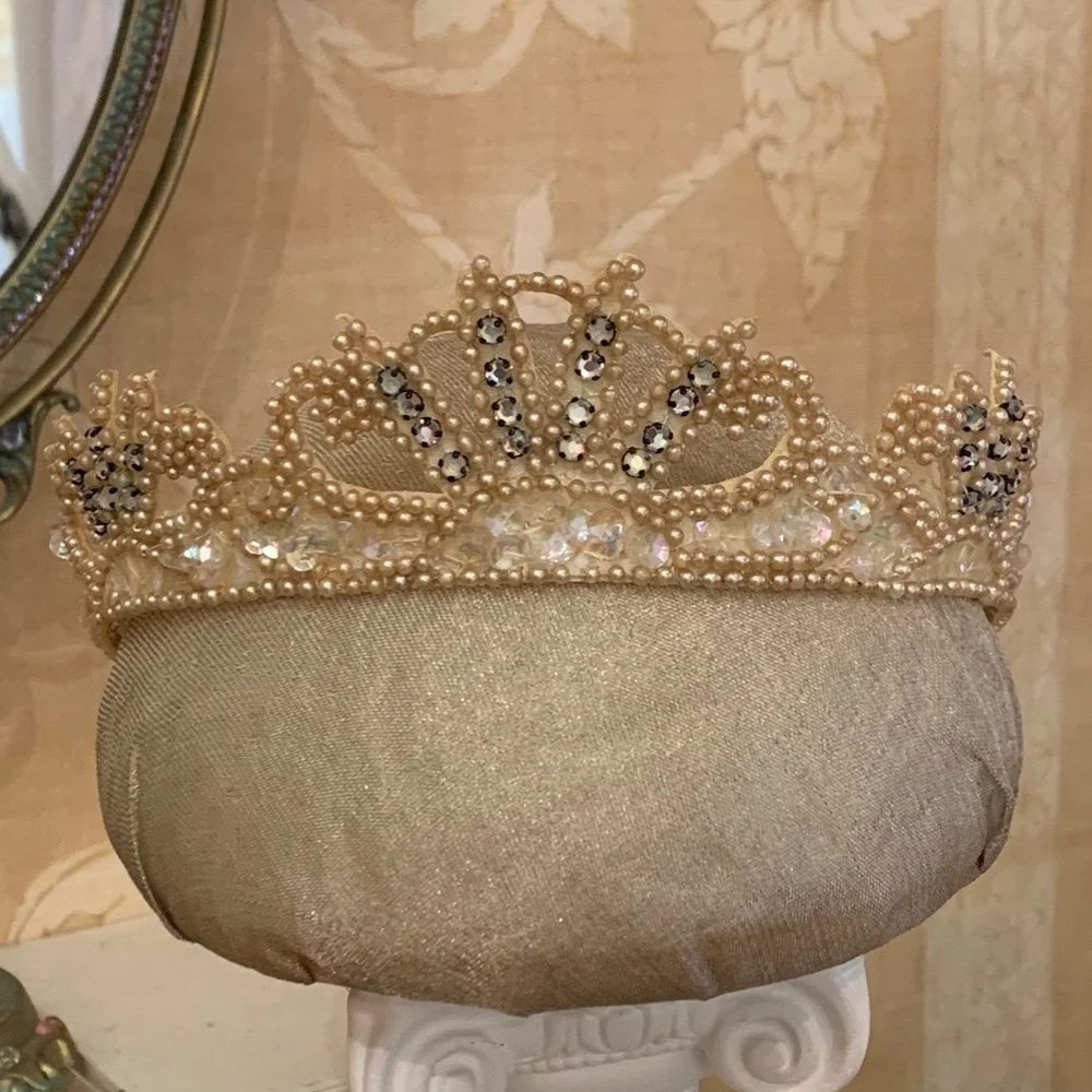 Fourteenth: Restoring the Beauty of Old Beaded Wedding Crowns
