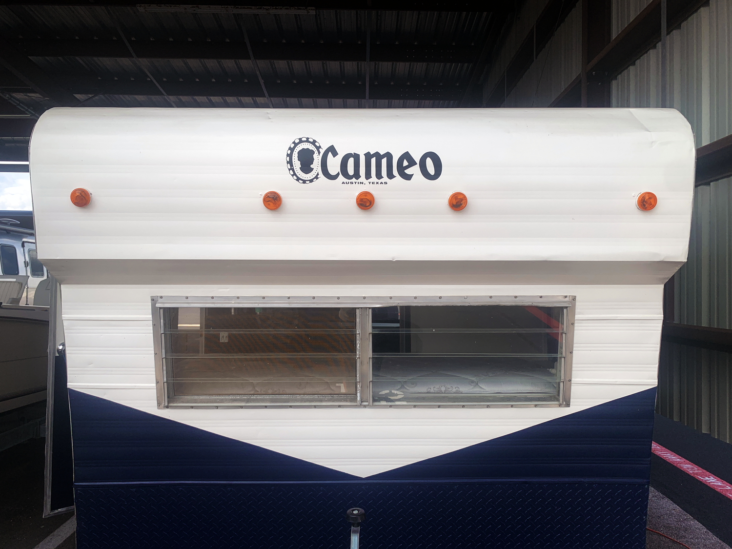 The Cameo Camper Renovation: New Exterior Logo — Lone Oak Design Co.