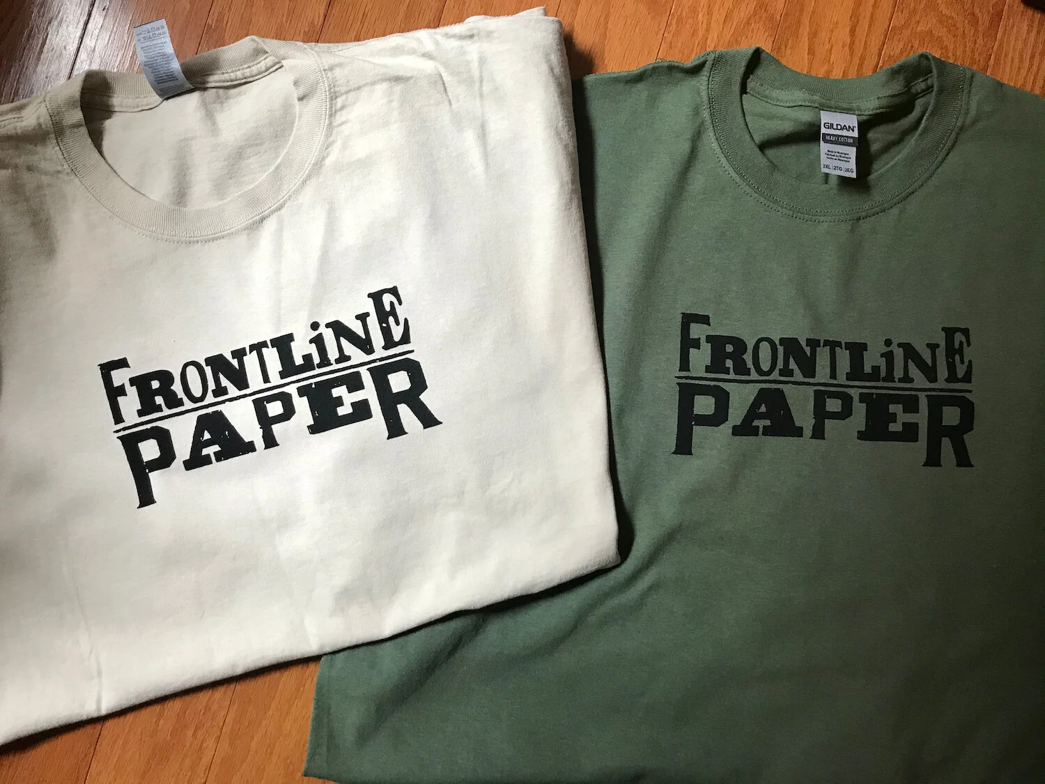 Frontline Paper T-shirt — Frontline Arts