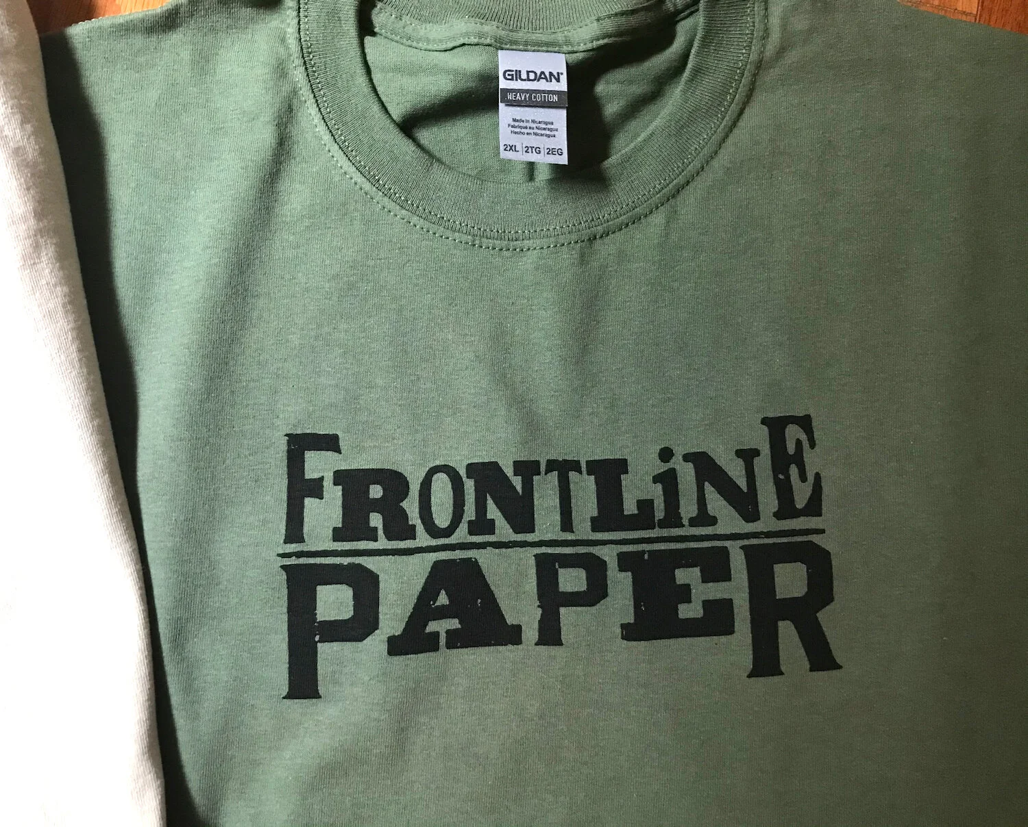 Frontline Paper T-shirt — Frontline Arts