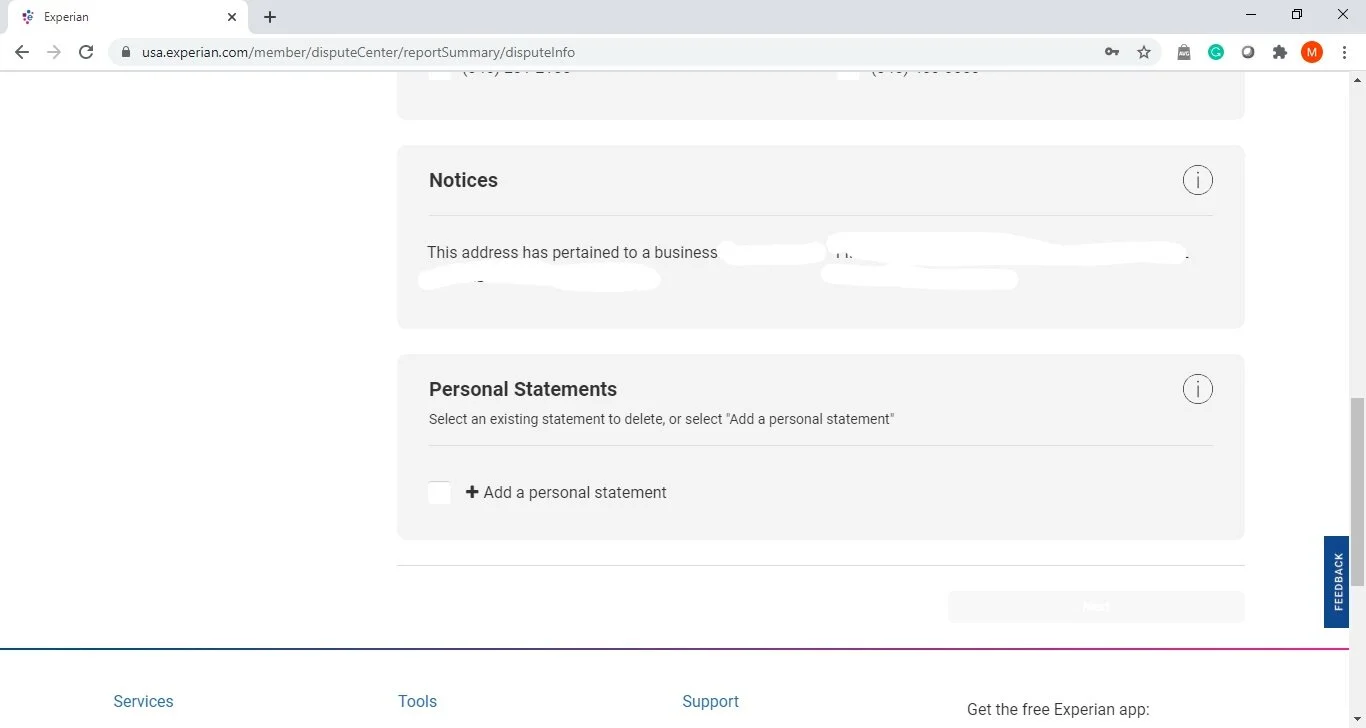 How to File a Personal Statement with Experian — Tzedek DC