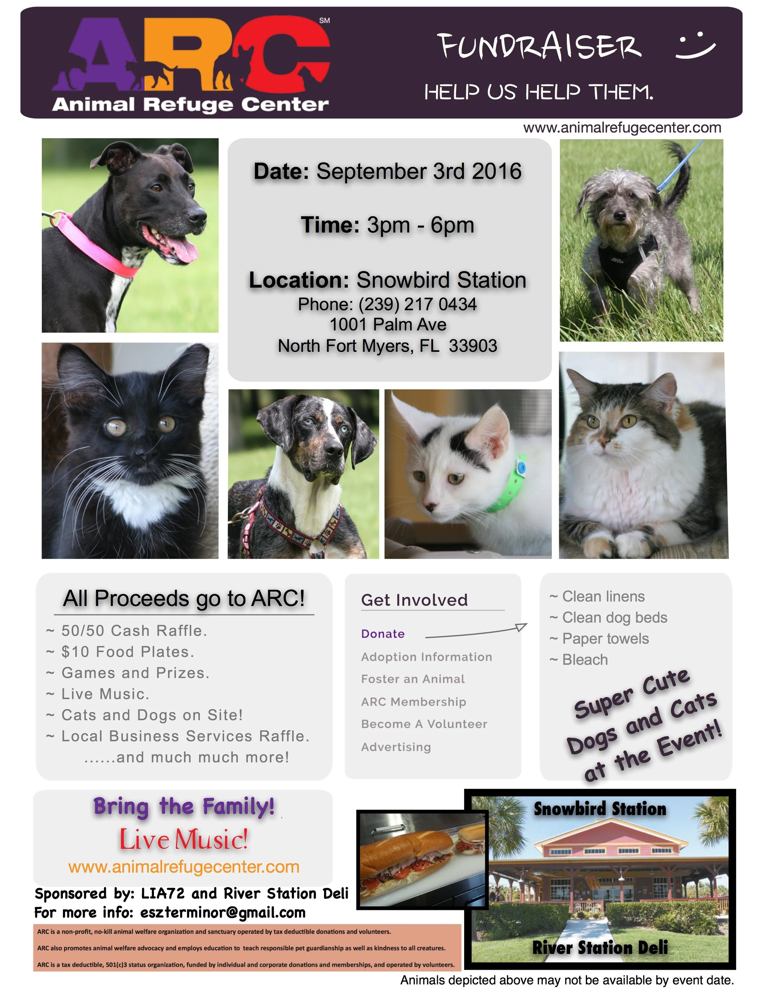 All Upcoming Events — The Animal Refuge Center (ARC)