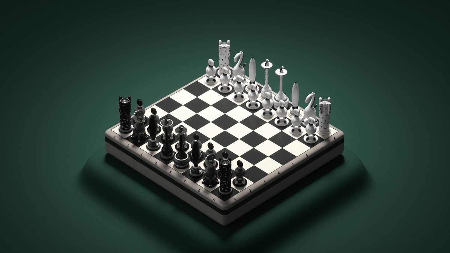 ANOTHER KINGDOM: DICHOTOMY || A Chess Set Blending Sculpture, Symbolism ...