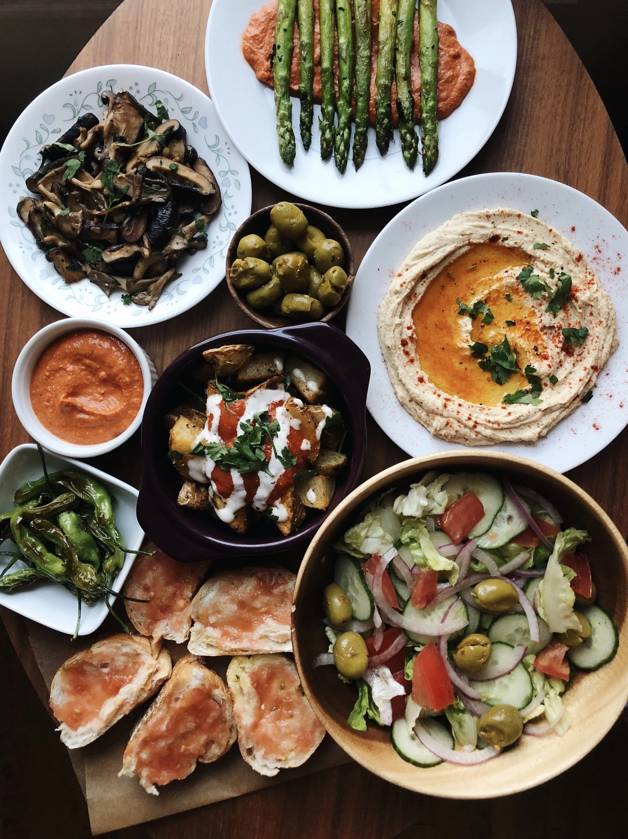 Recipe: How to make a vegetarian tapas spread — jessie roth