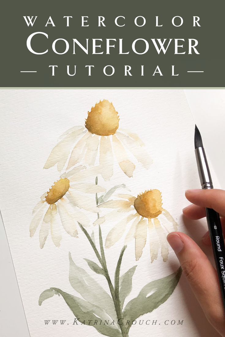 Watercolor Flower Tutorial