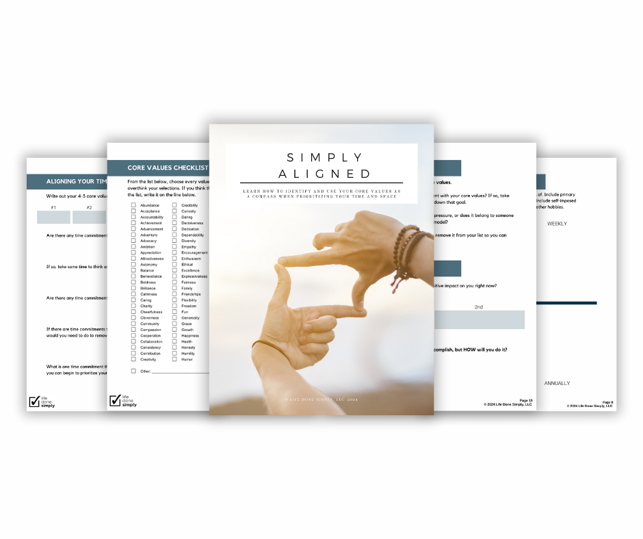 Simply Aligned™ Coaching Program — Life Done Simply