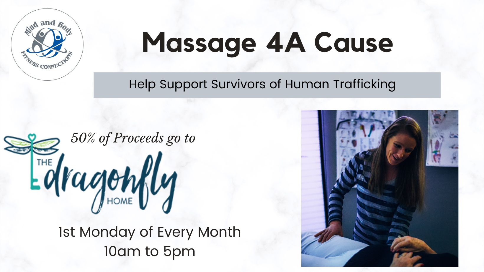 Zen Zone's Massage 4A Cause- Help Fight Human Trafficking — Mind and Body Fitness Connections