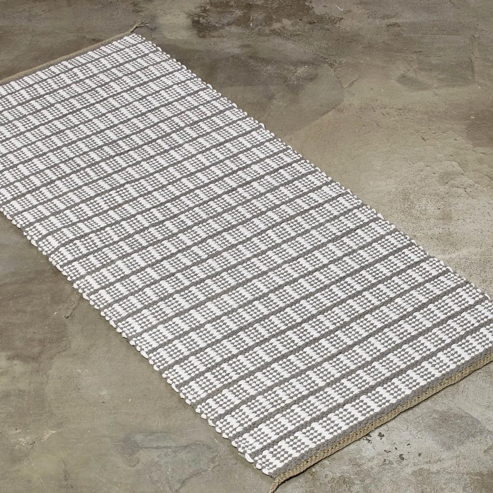 RUUTU - Handwoven cotton rug in custom colours and sizes — ANKI