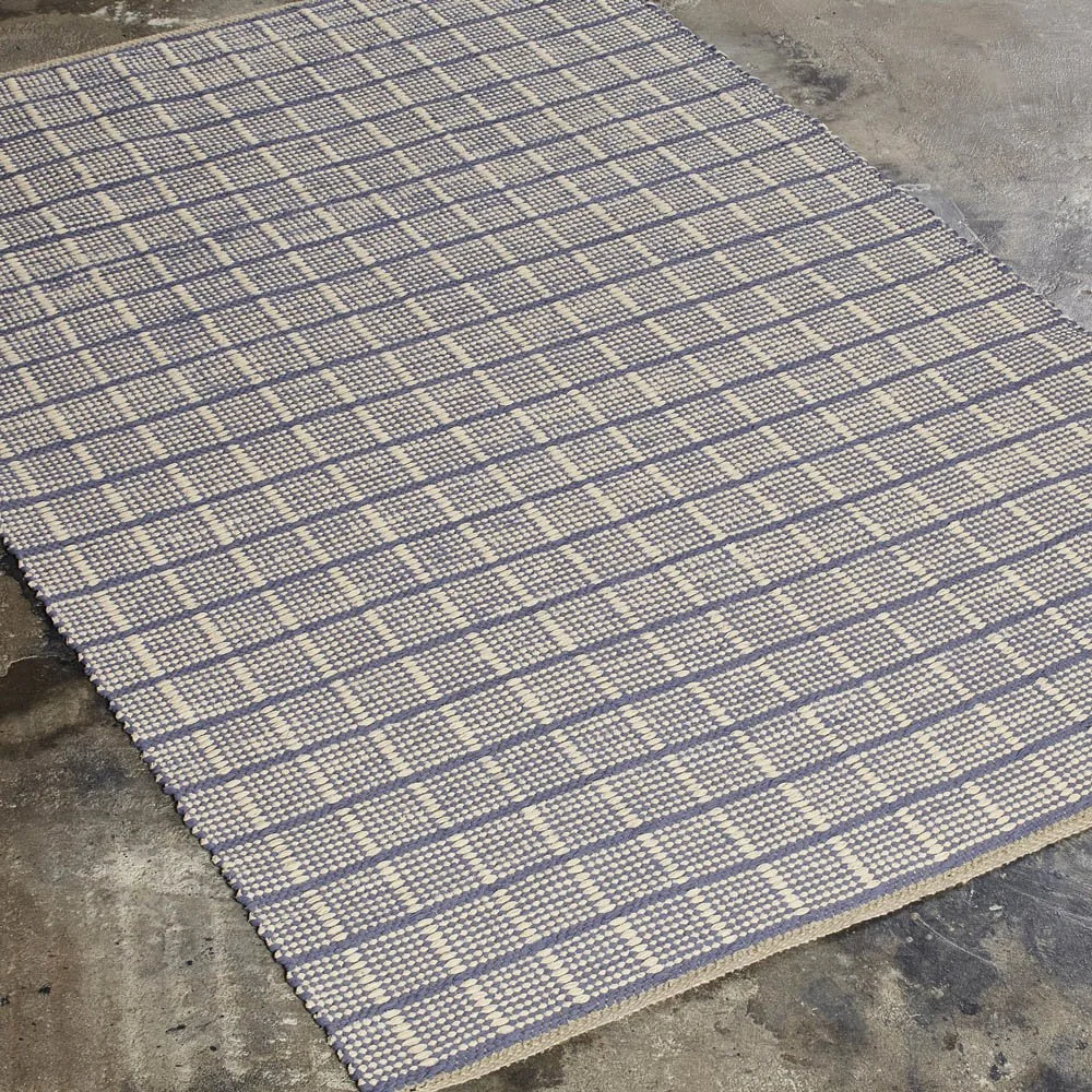 RUUTU - Handwoven cotton rug in custom colours and sizes — ANKI