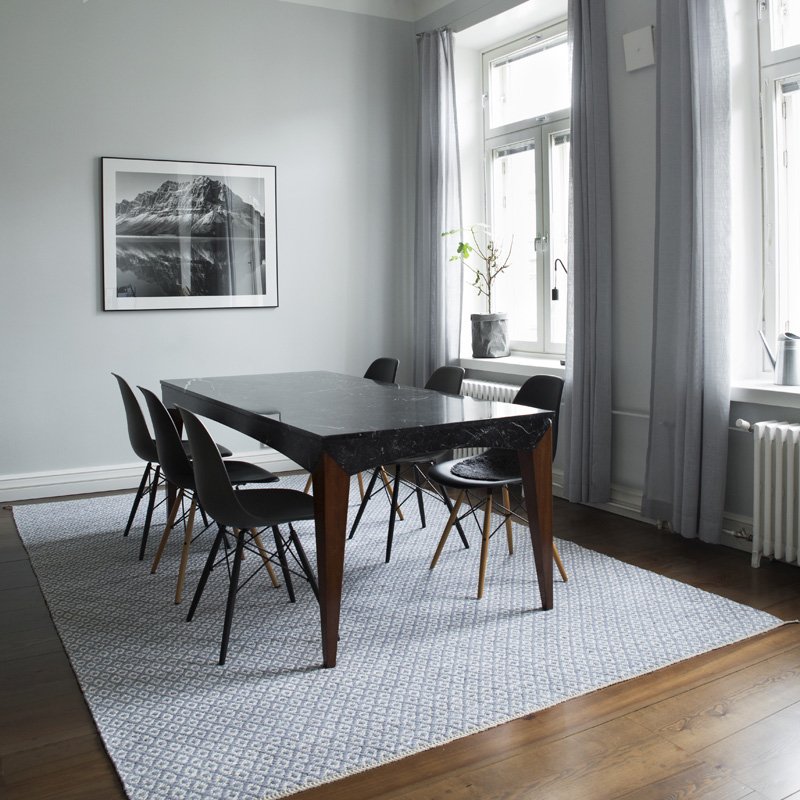 RUUSUKAS - Handwoven cotton rug in custom colours and sizes — ANKI