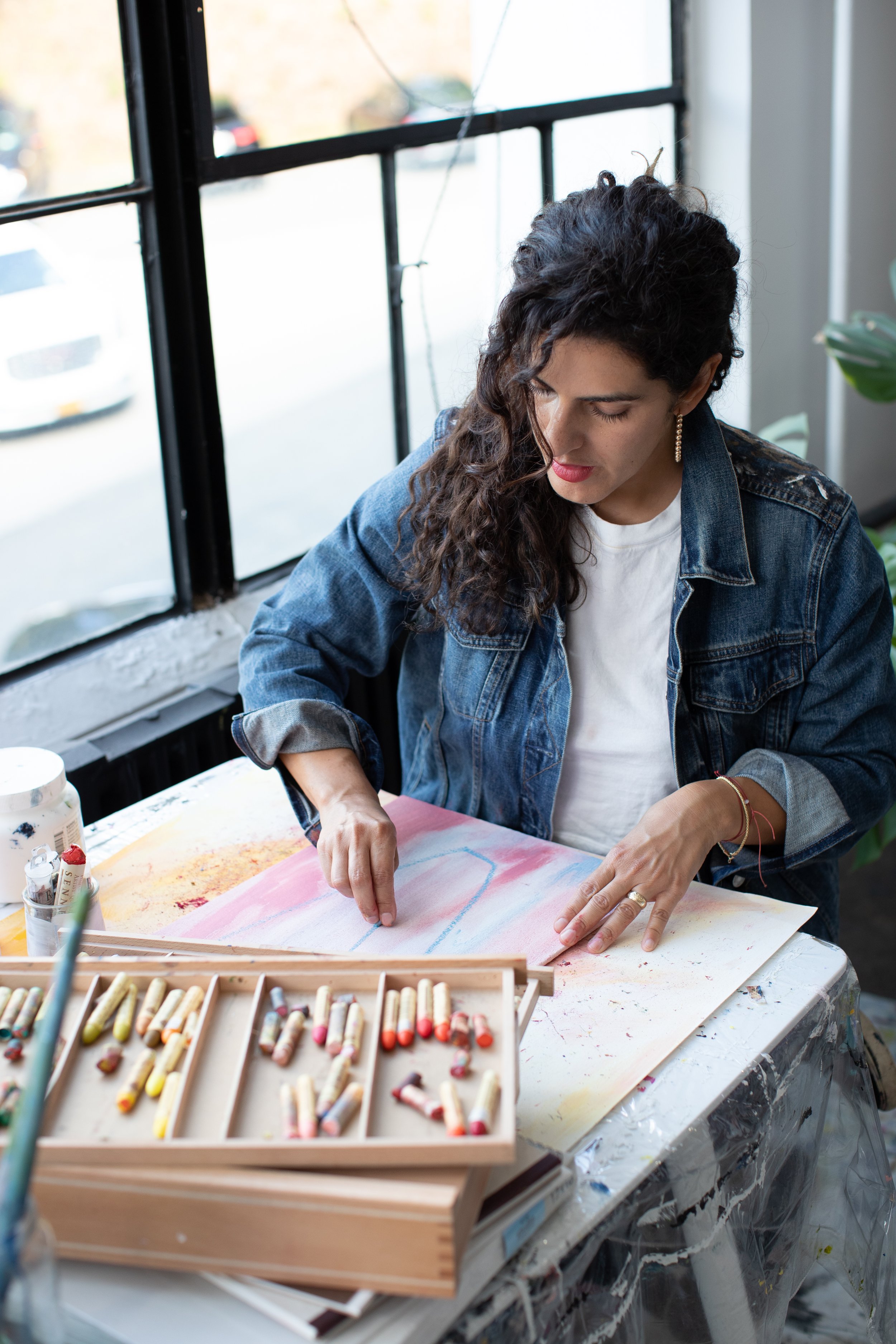 Monica Shulman contemporary artist art studio anniversary in the Hudson ...