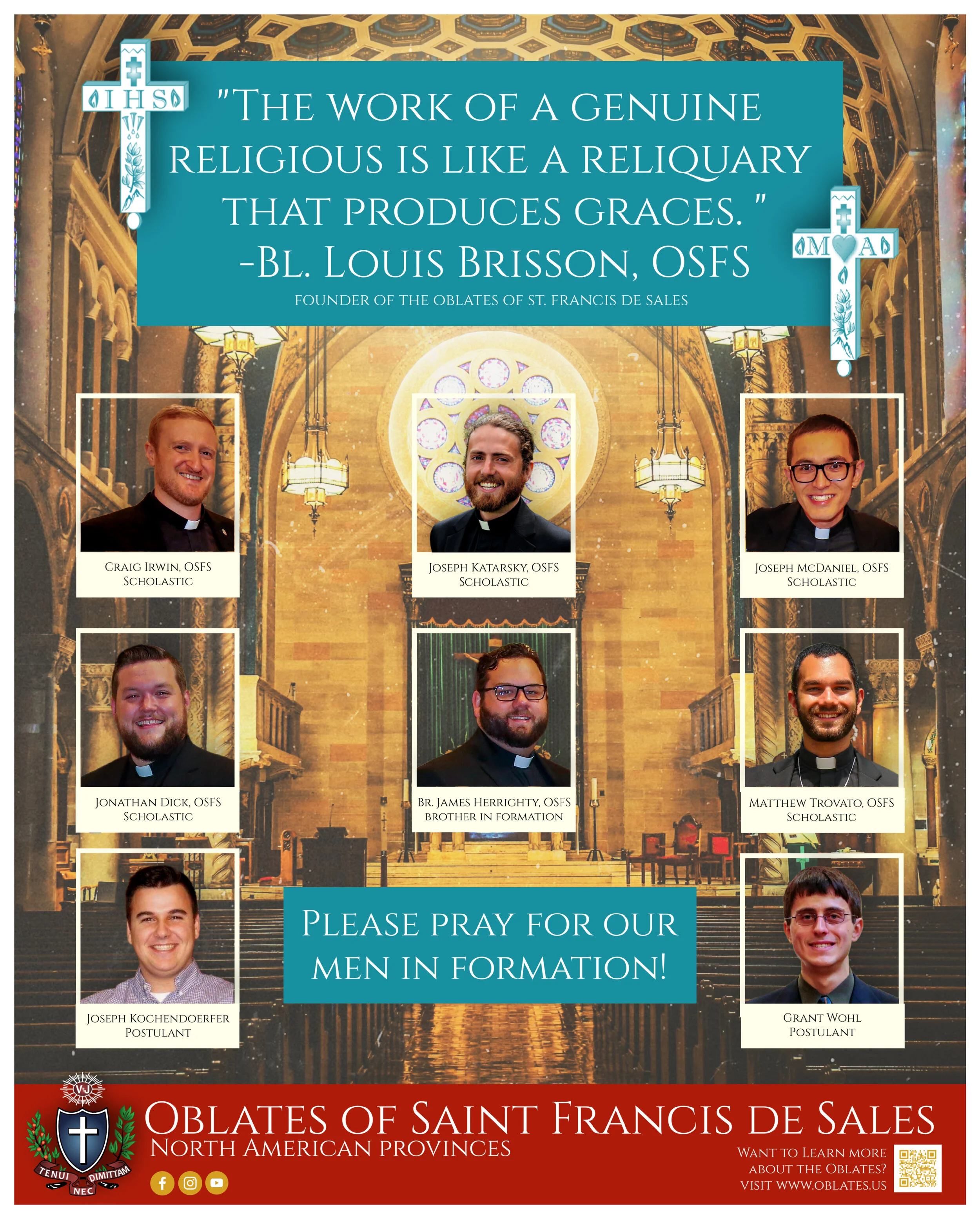 Vocations Poster — Oblates of St. Francis de Sales