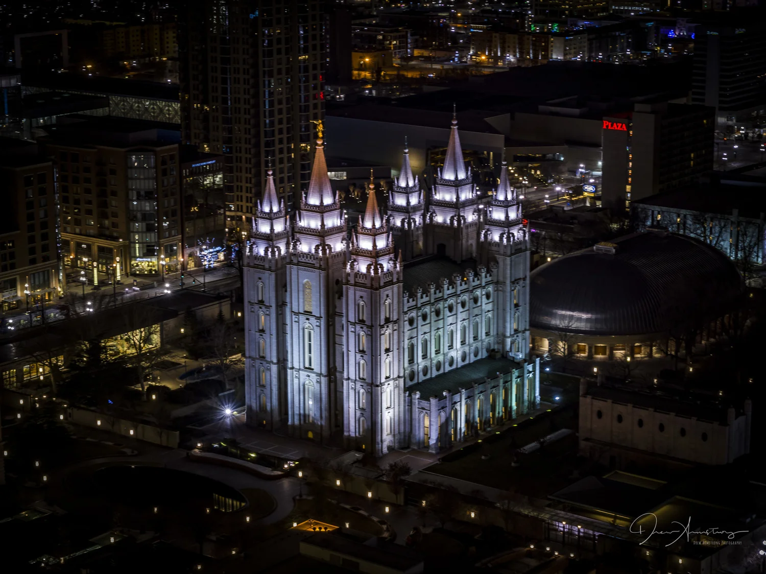 Salt Lake Temple Moons