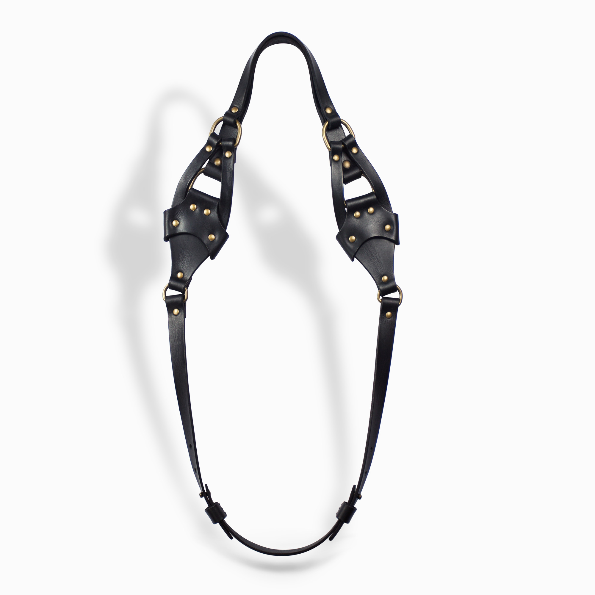 Black leather harnesses - Avantgarde handmade harnesses - Online shop ...