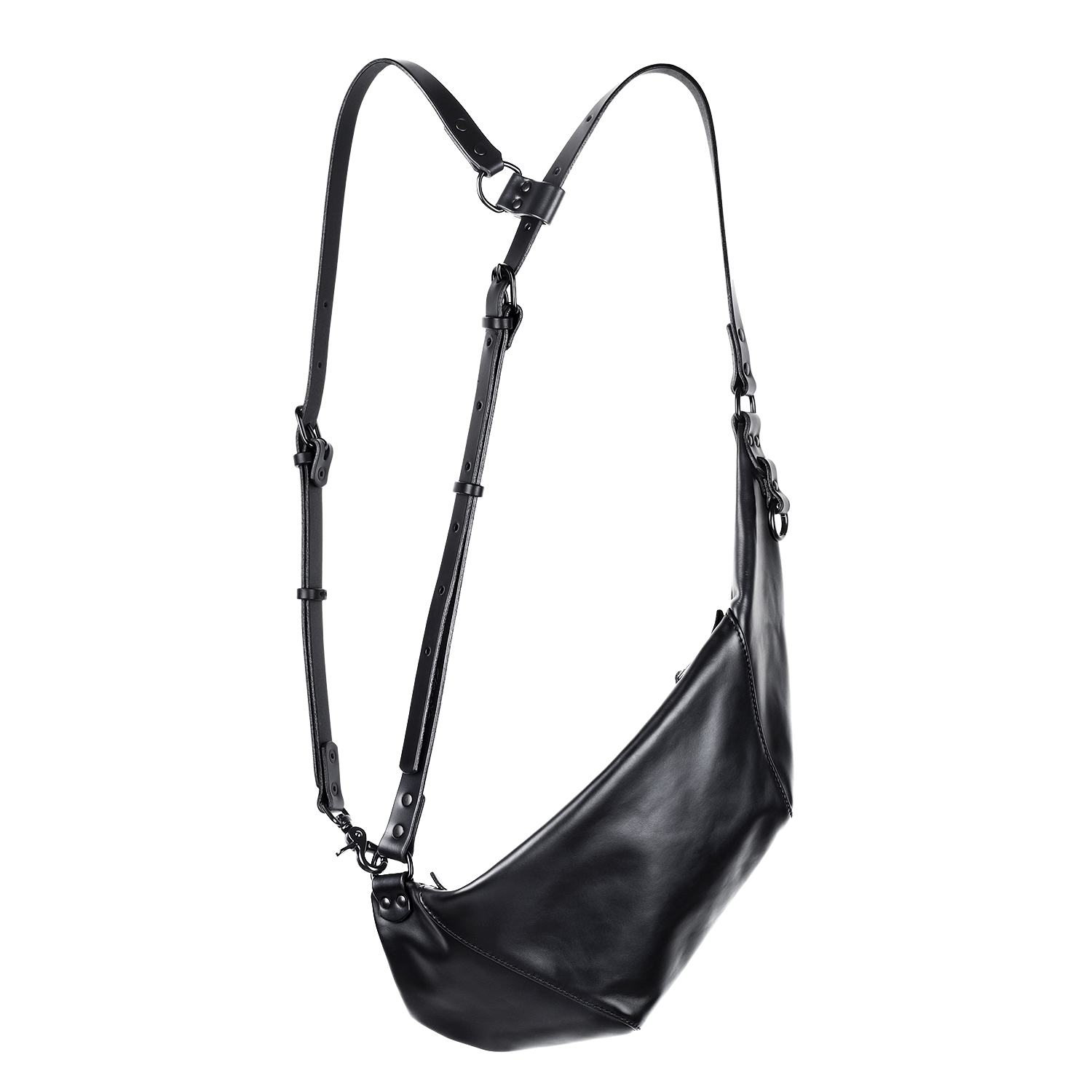 Black leather bags - Avantgarde handmade bags - Online shop — TEO+NG