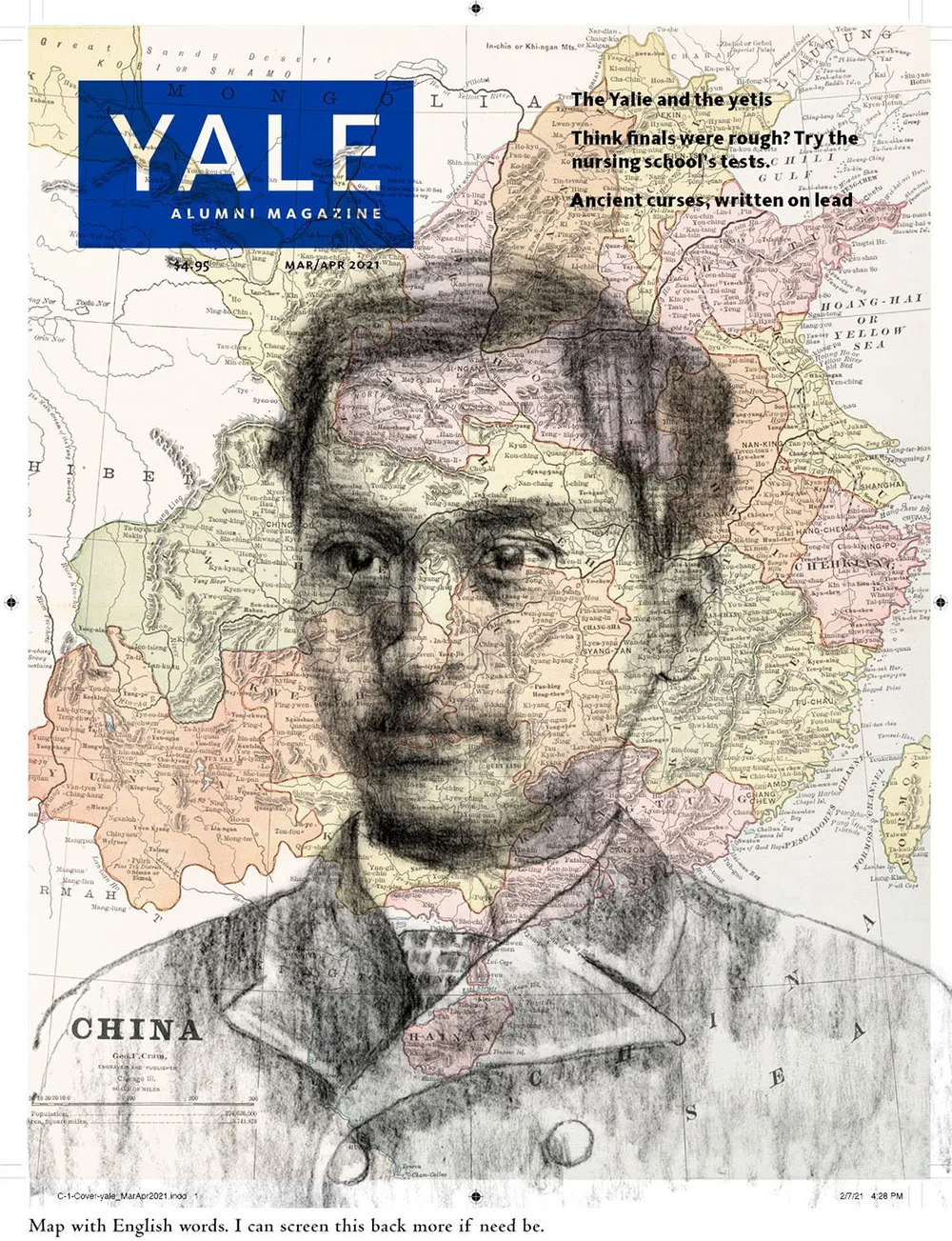 Yale Alumni Magazine Cover — Daniel Baxter Art