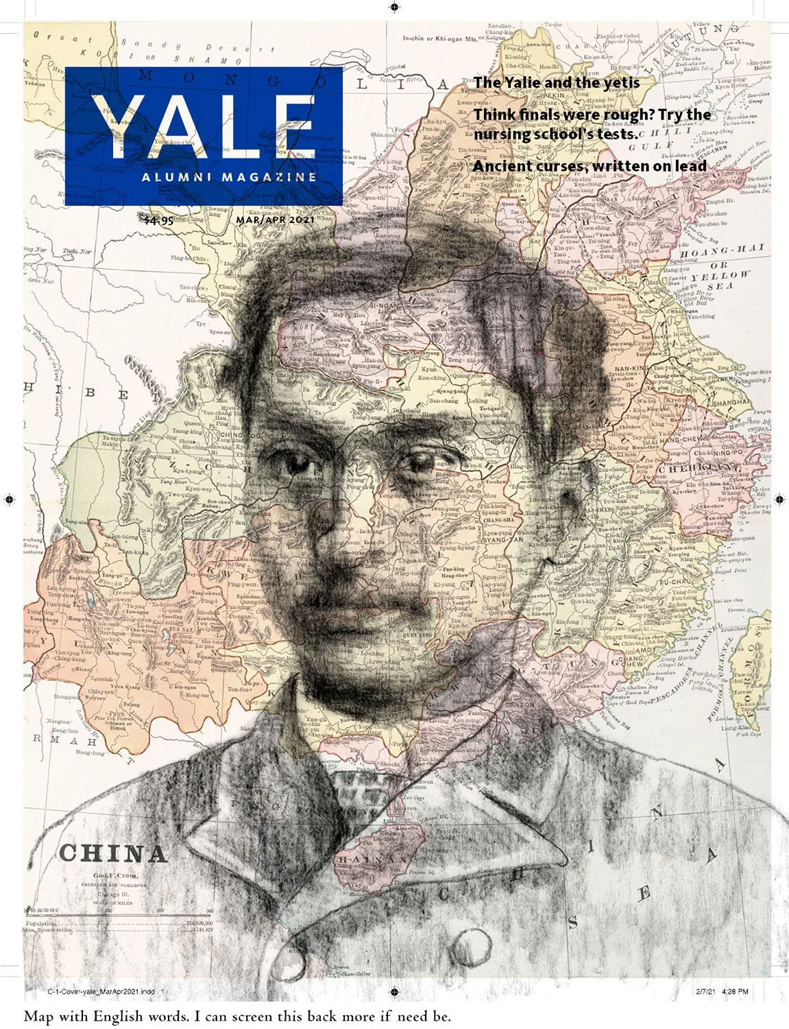 Yale Alumni Magazine Cover — Daniel Baxter Art