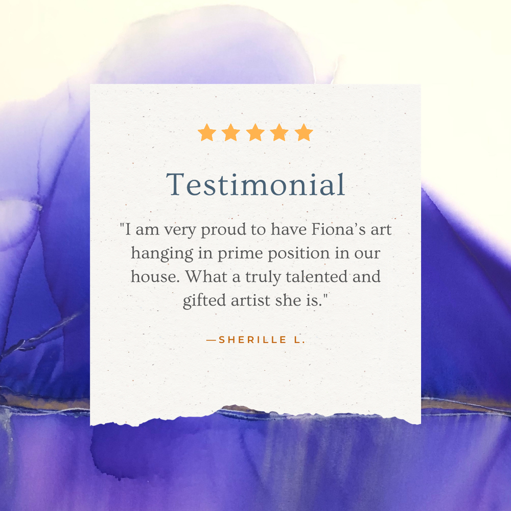 Testimonials — Fiona Debell Abstract Art