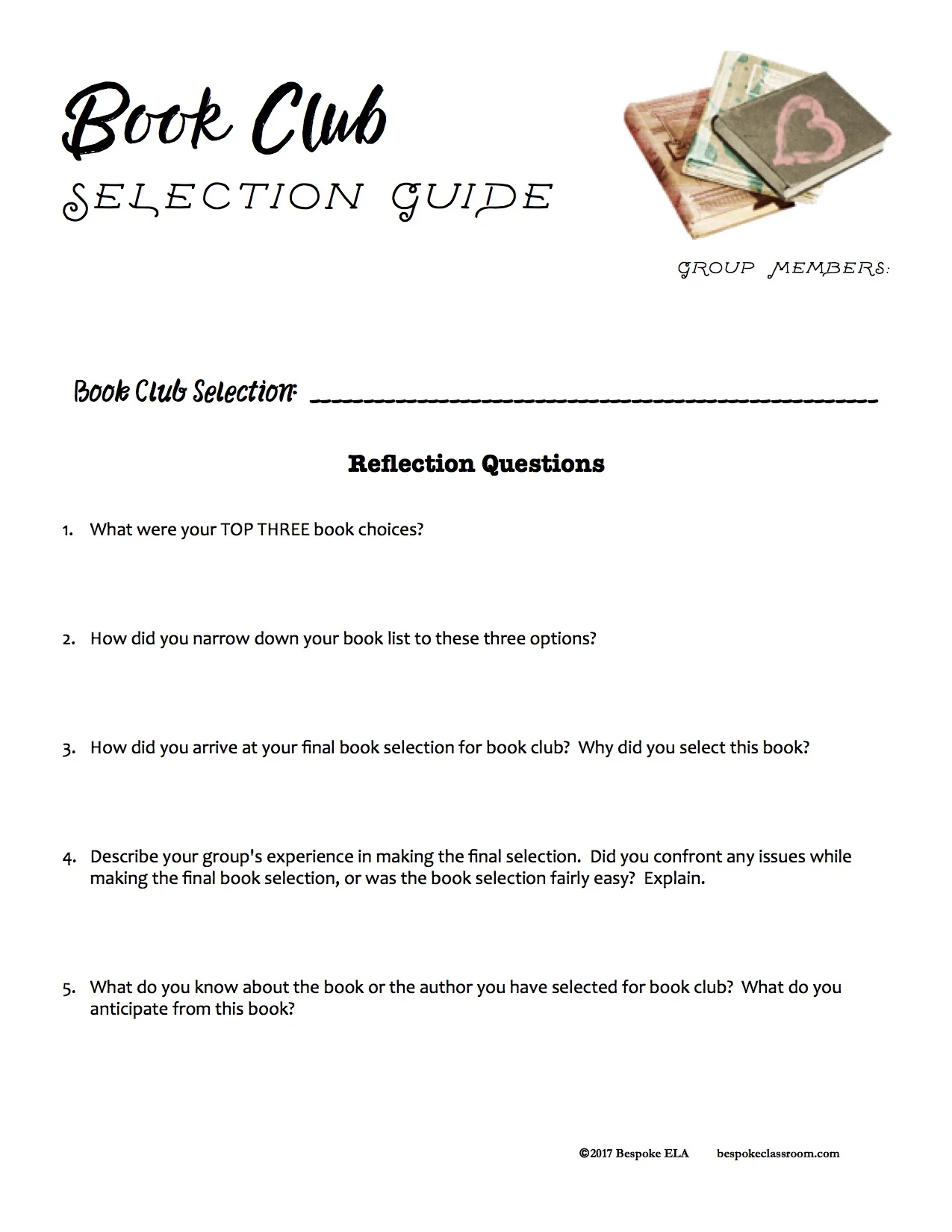 Setting up and Assessing Book Club in Middle School and High School ...