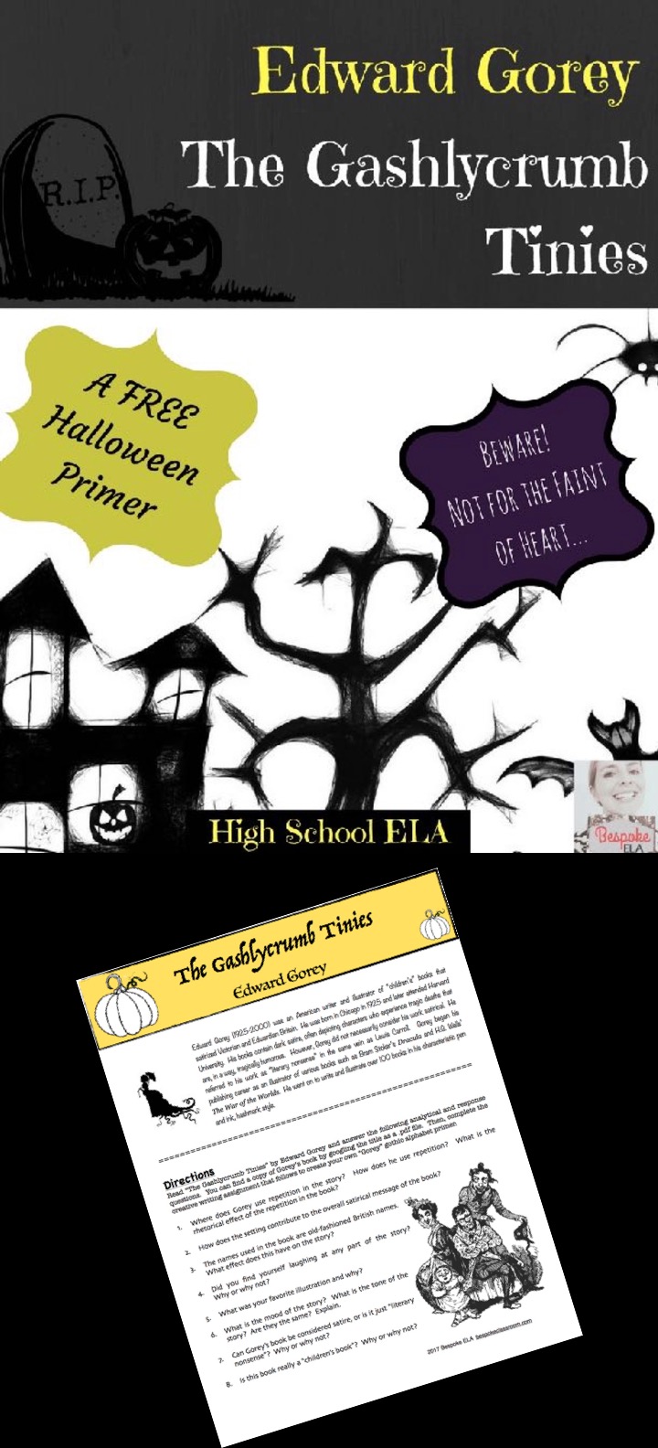 6 Spooky and Engaging Halloween Activities & Lessons for Secondary ELA ...