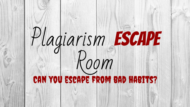 Plagiarism Escape Room: A High-Interest Way to STOP Student Cheating ...