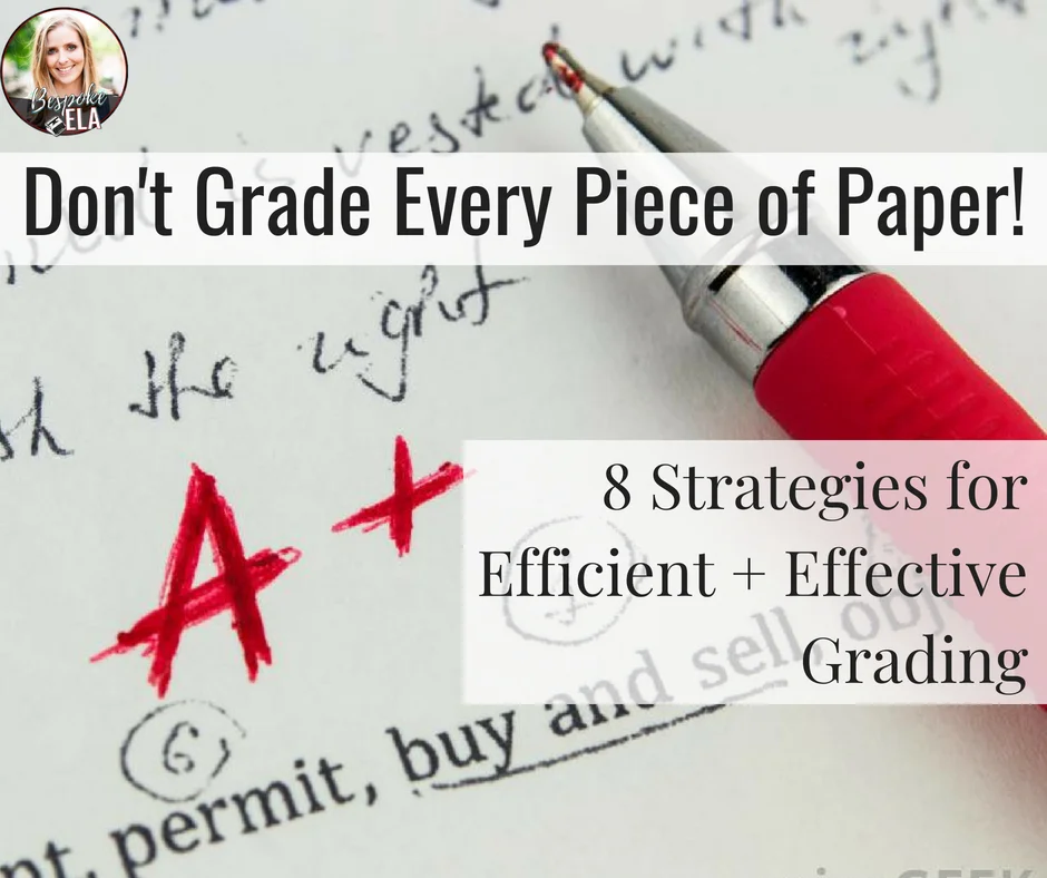 Don't Grade Every Assignment or Essay: Learn to Audit Writing ...