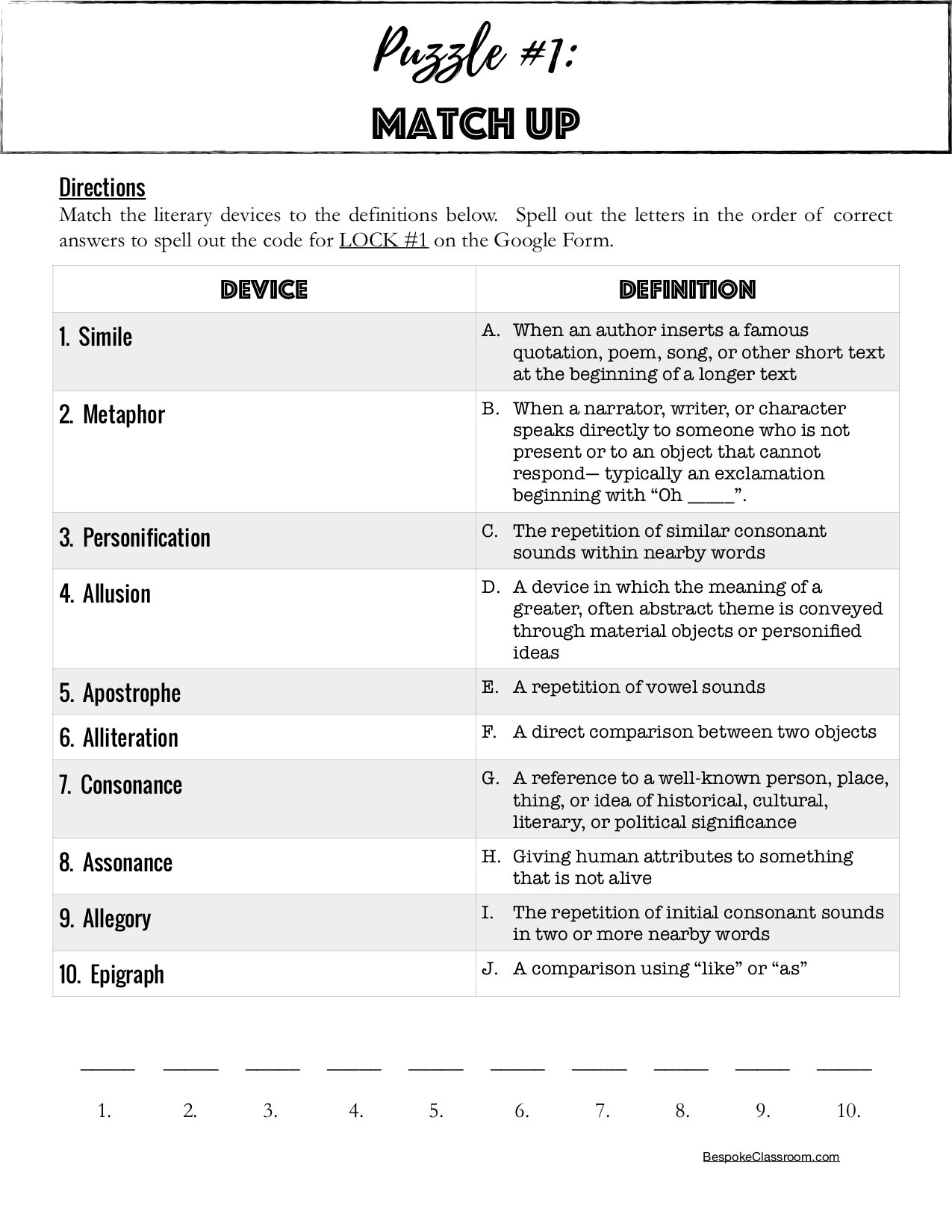 How to Build a Digital Escape Room Using Google Forms — Bespoke ELA ...