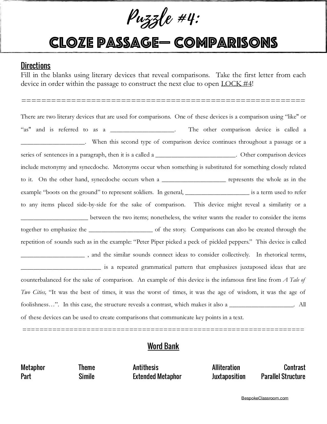 How to Build a Digital Escape Room Using Google Forms — Bespoke ELA ...