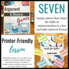 Argument and Rhetorical Analysis Games for Secondary ELA — Bespoke ELA ...