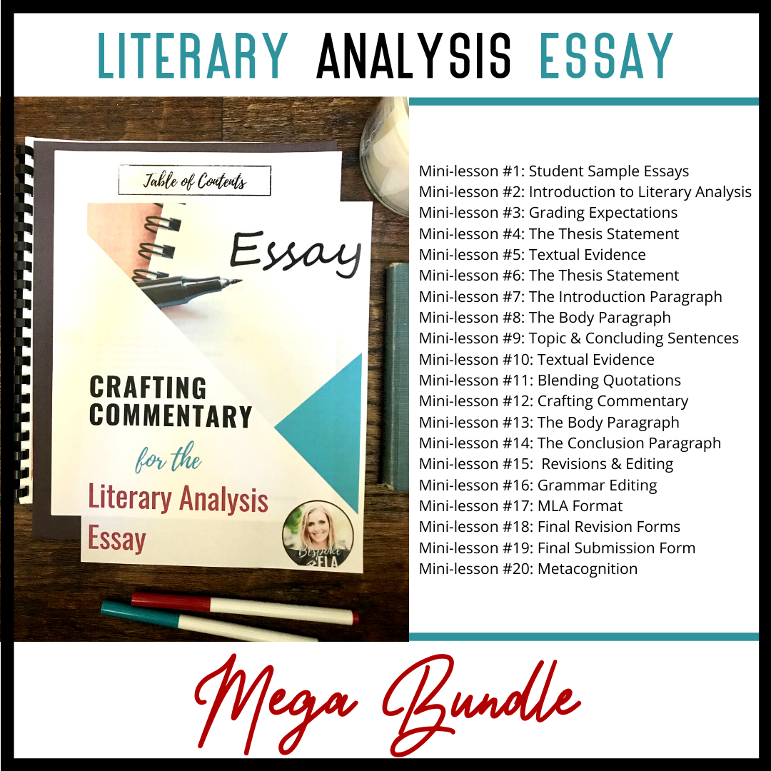The Ultimate Literary Analysis Essay Guide: 20 Mini-lessons for Success ...