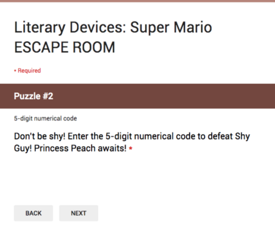 How to Build a Digital Escape Room Using Google Forms — Bespoke ELA ...