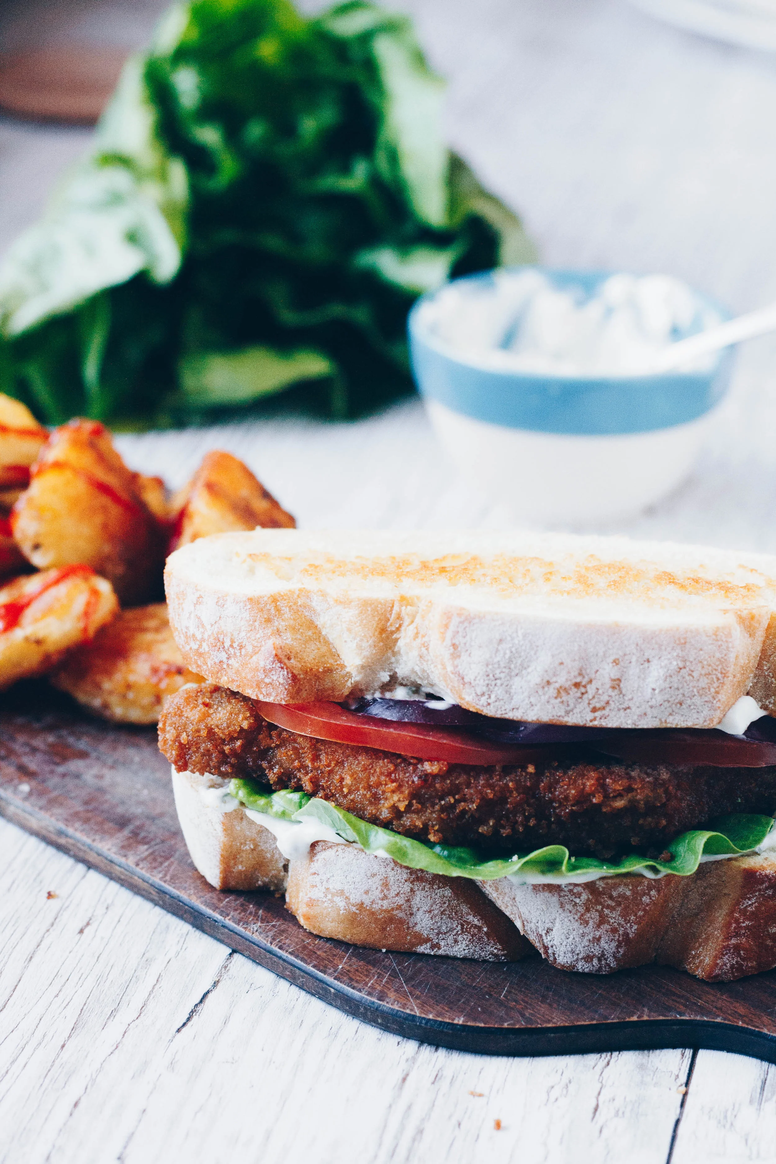 Vegan snitsel á tvo vegu — Veganistur
