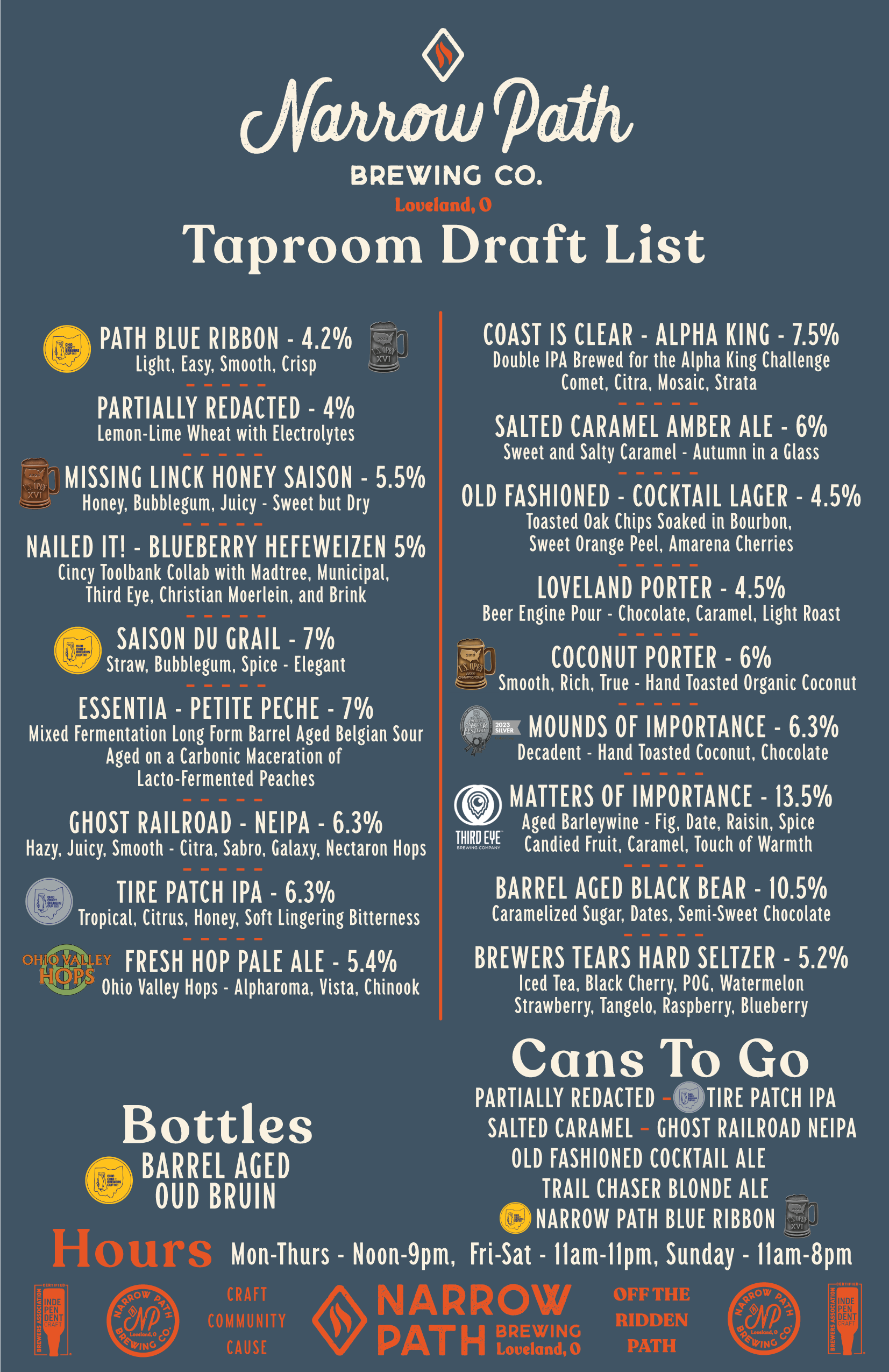 YOU DESERVE A BEER — Narrow Path Brewing Co.