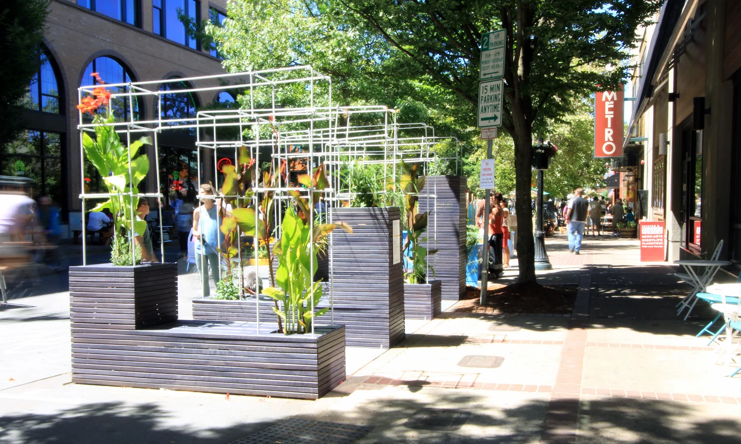 Framing Parklet | Eugene Street Seat — Propel Studio Architecture ...
