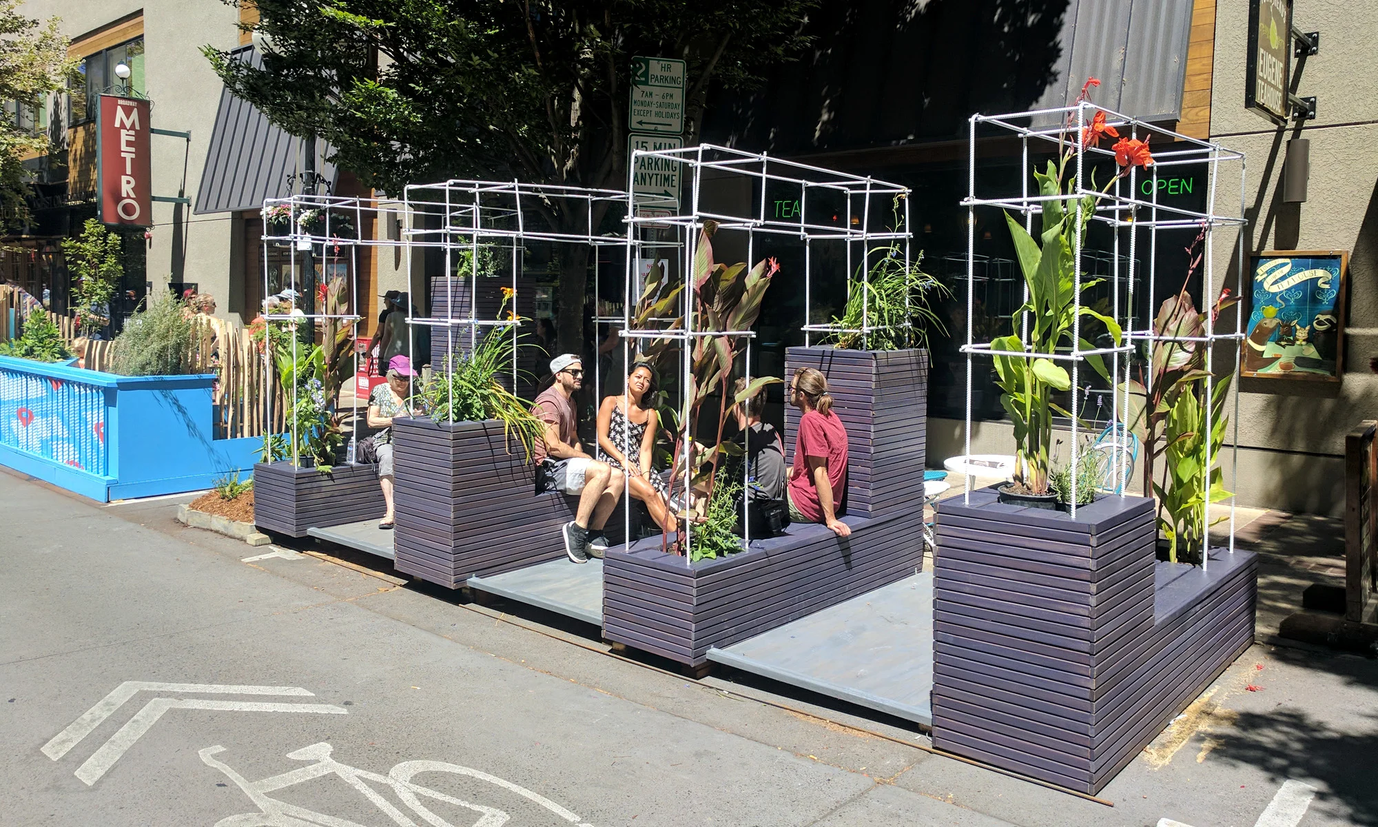 Framing Parklet | Eugene Street Seat — Propel Studio Architecture ...