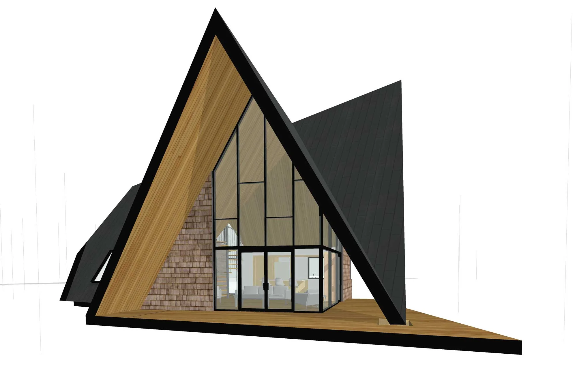 Contemporary A-Frame Custom Home — Propel Studio Architecture ...