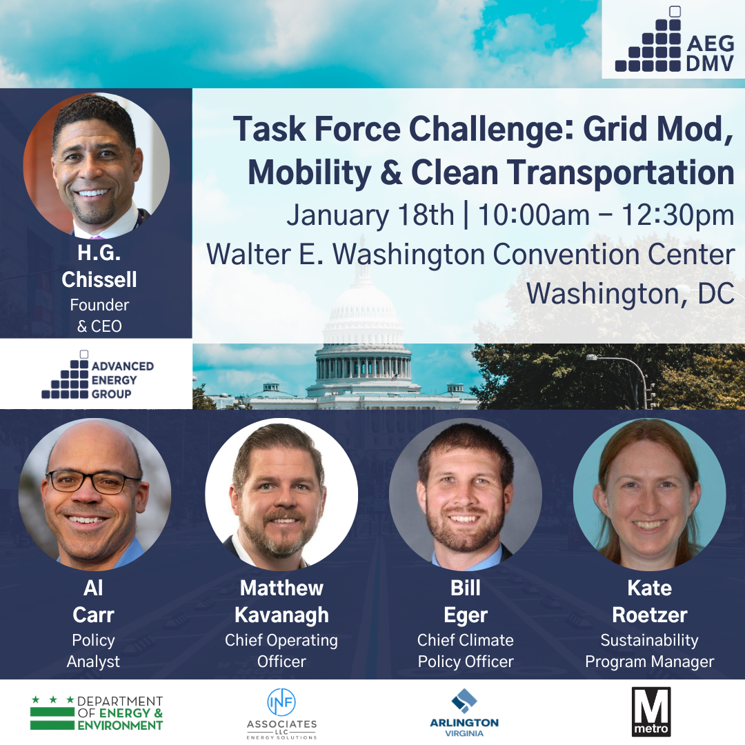 01.18.2024 AEG DMV Task Force Challenge: Grid Mod, Mobility & Clean Transportation - Participate