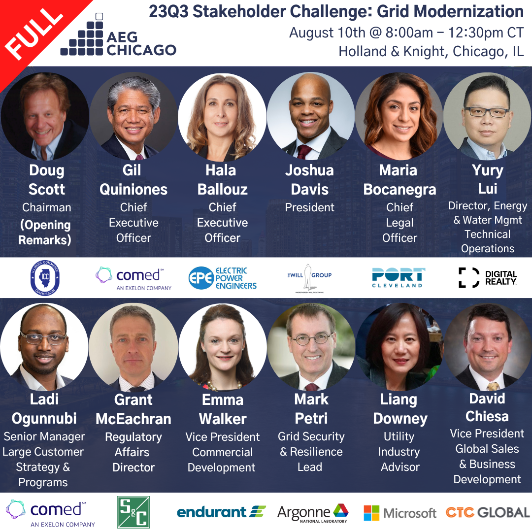 08.10.2023 AEG Chicago 22Q3 Stakeholder Challenge on Grid Modernization ...