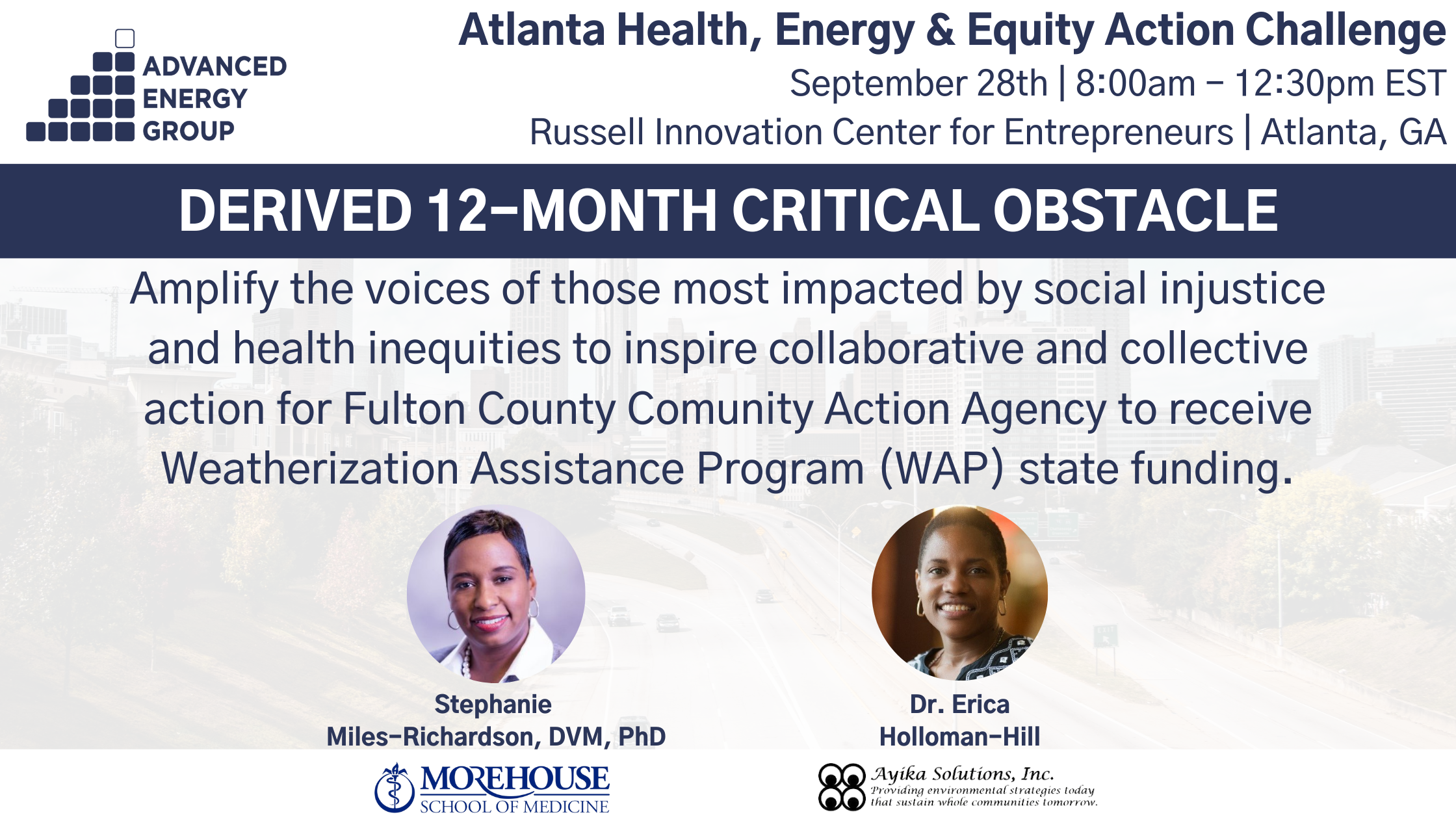09.28.2023 AEG Atlanta Health, Energy & Equity Action Challenge ...