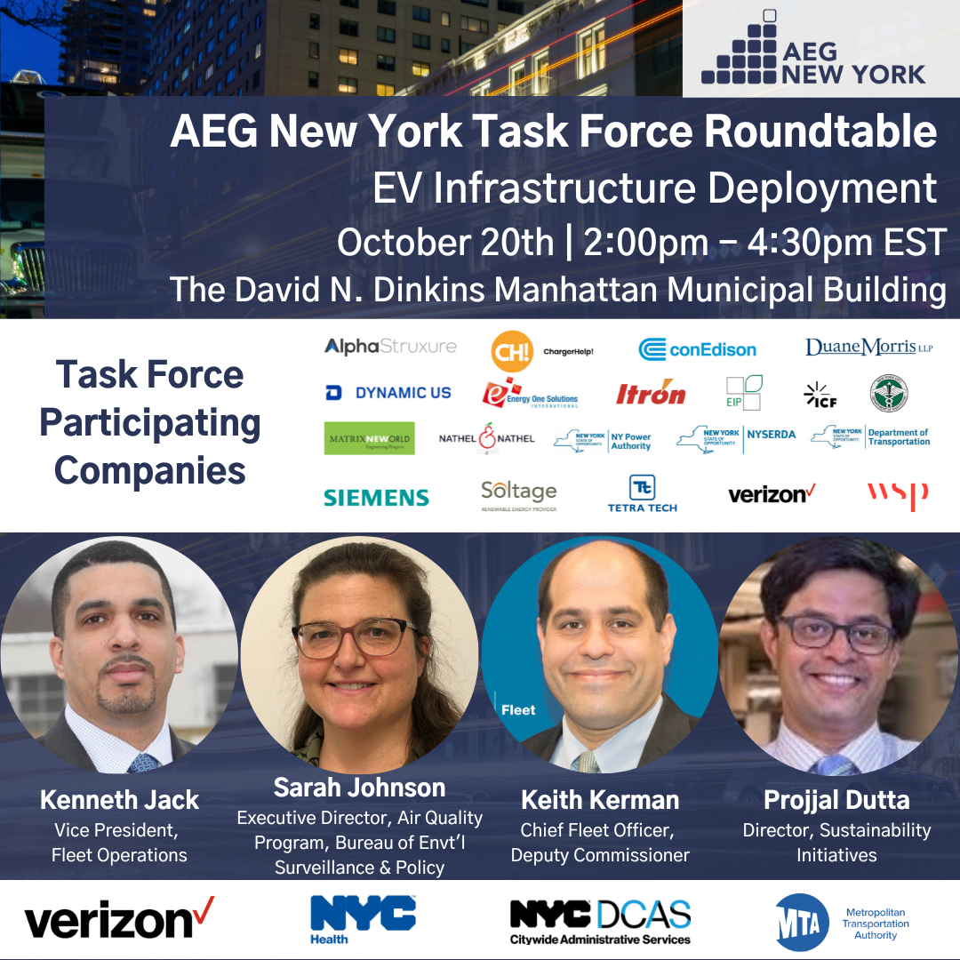 10.20.22 AEG New York Task Force Roundtable: EV Infrastructure ...