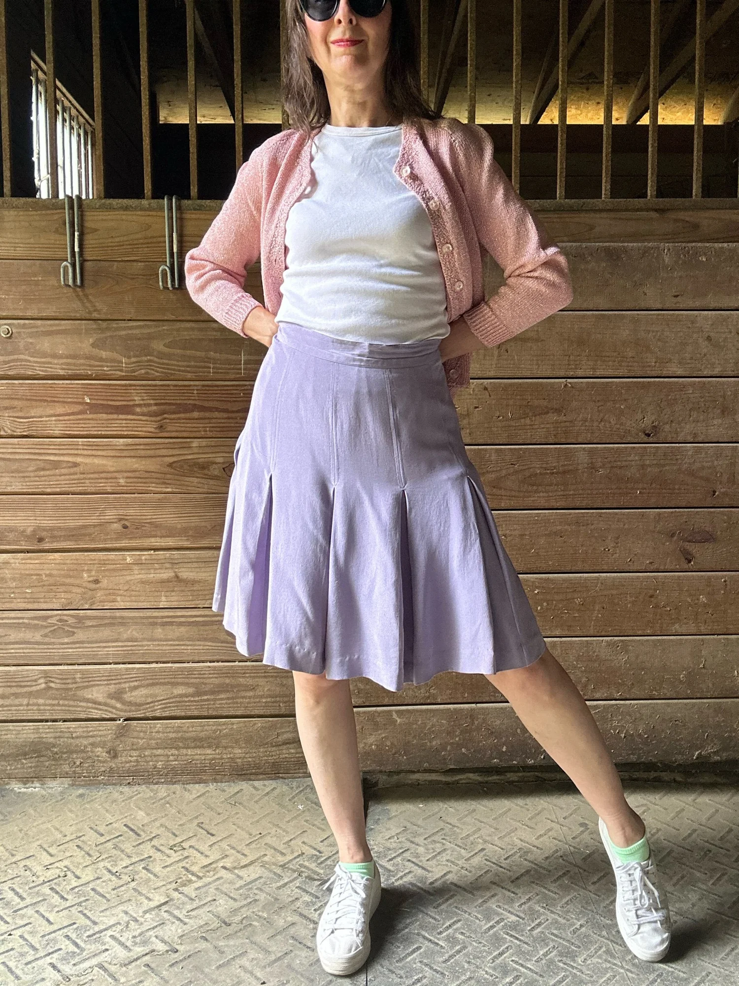 1980s Pink Silk Jacquard Butterfly Pants — Noble Vintage Clothier