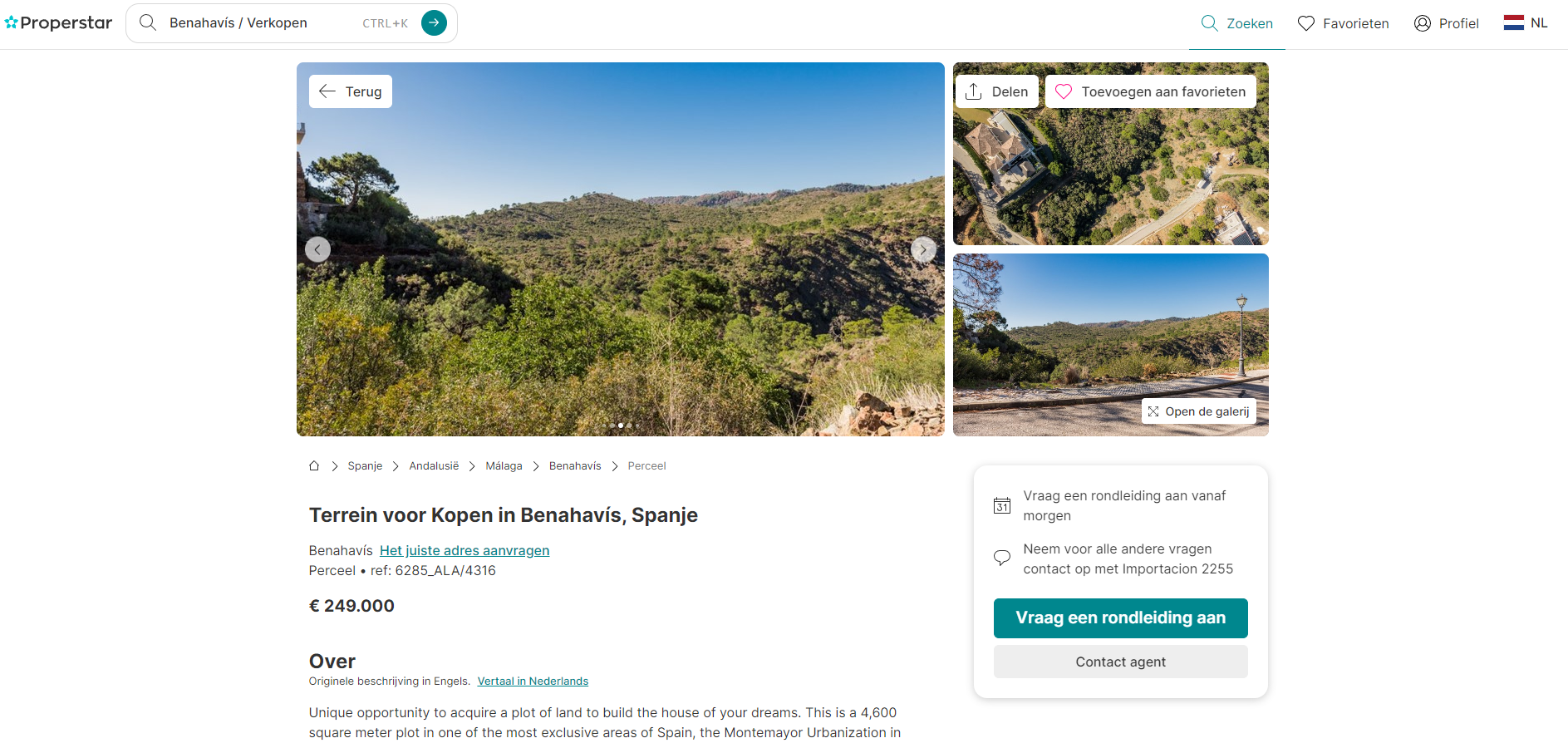 Properstar Netherlands | Real Estate Portal — TOP AGENT ALFONSO LACRUZ | REAL ESTATE AND ...