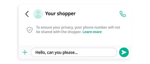 In-App Chat — Toters