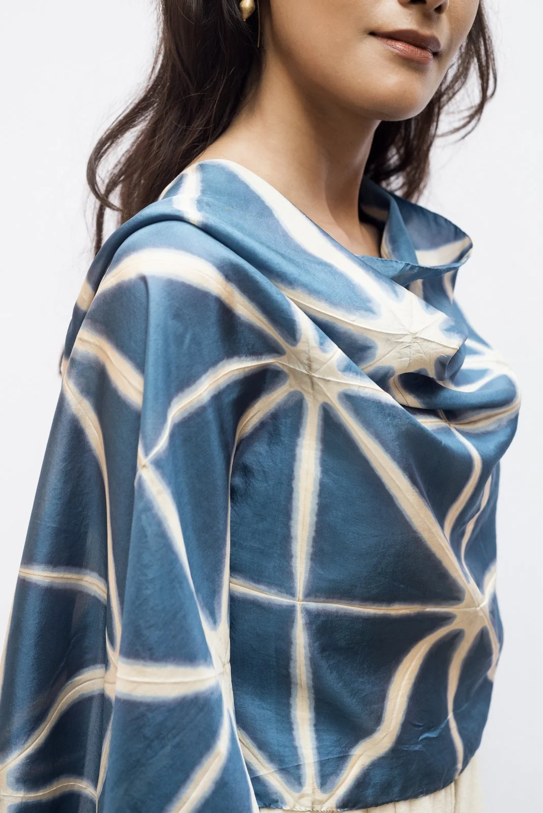 Handmade Shibori Silk Scarves — Jewelled Buddha