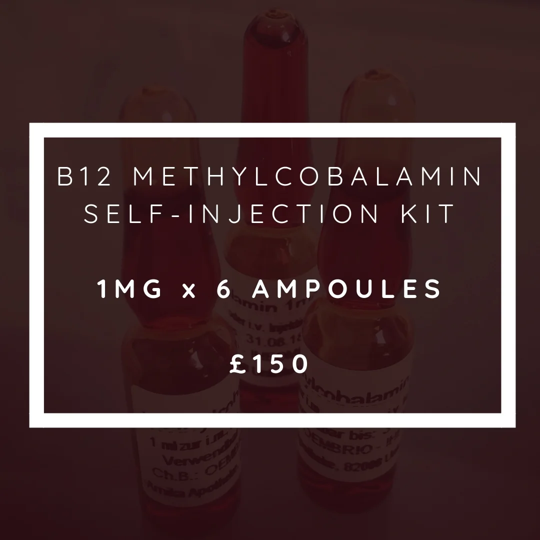 B12 METHYLCOBALYMIN Self-Injection Kit 1mg x 6 Ampoules | Dr Ayanna ...
