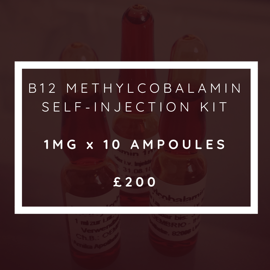 B12 METHYLCOBALYMIN Self-Injection Kit 1mg x 10 Ampoules | Dr Ayanna ...
